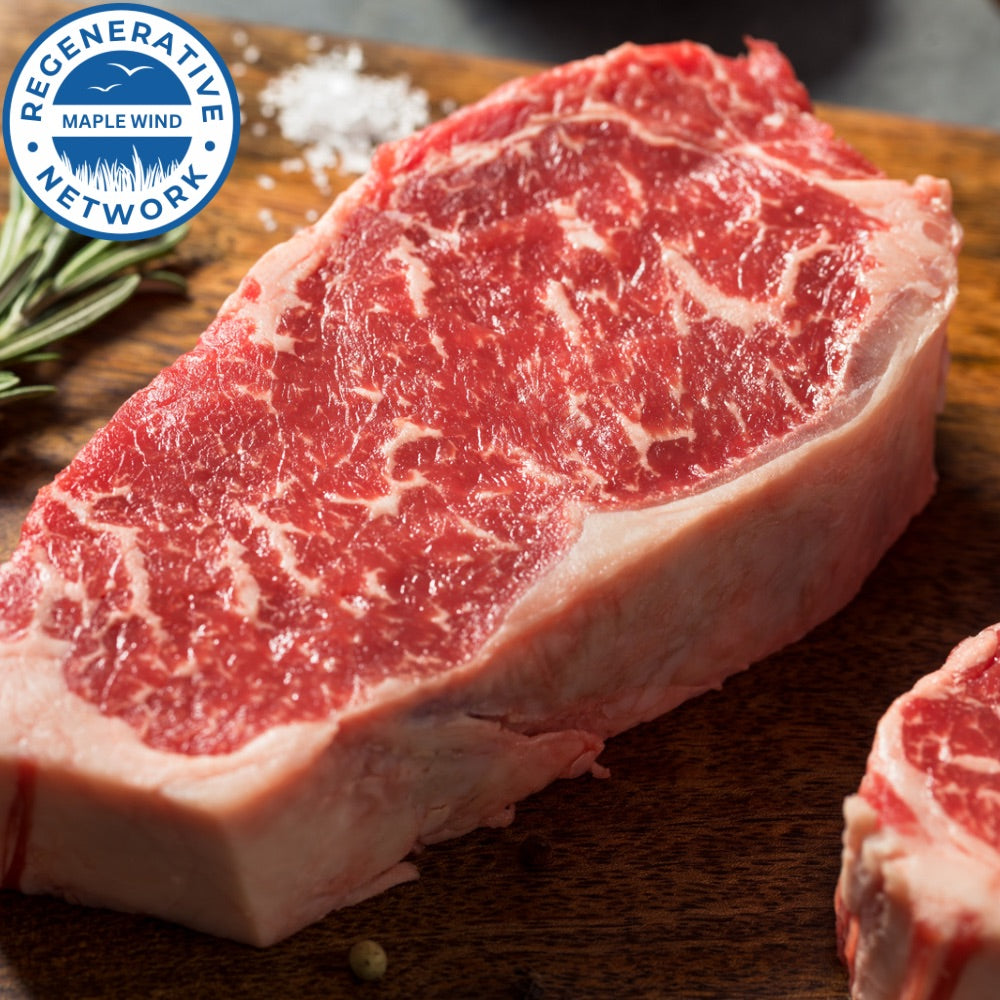 Beef - Steak - Ribeye (boneless, 1 per package) – Maple Wind Farm